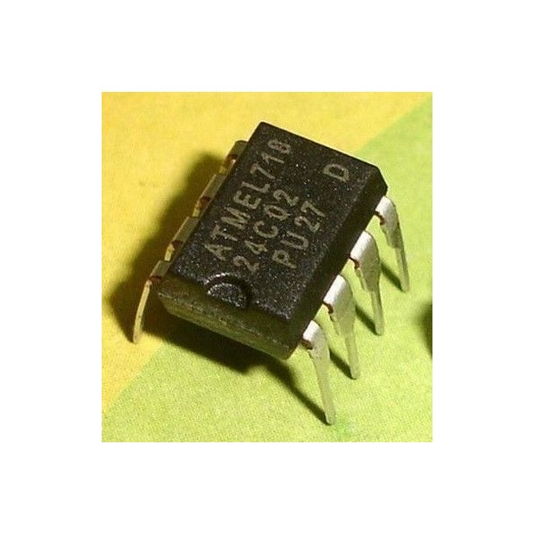 ATMEL Eeprom Dip8 24C02 AT24C02AN AT24C02-10PU-2.7 DIP-8 - Teracerta